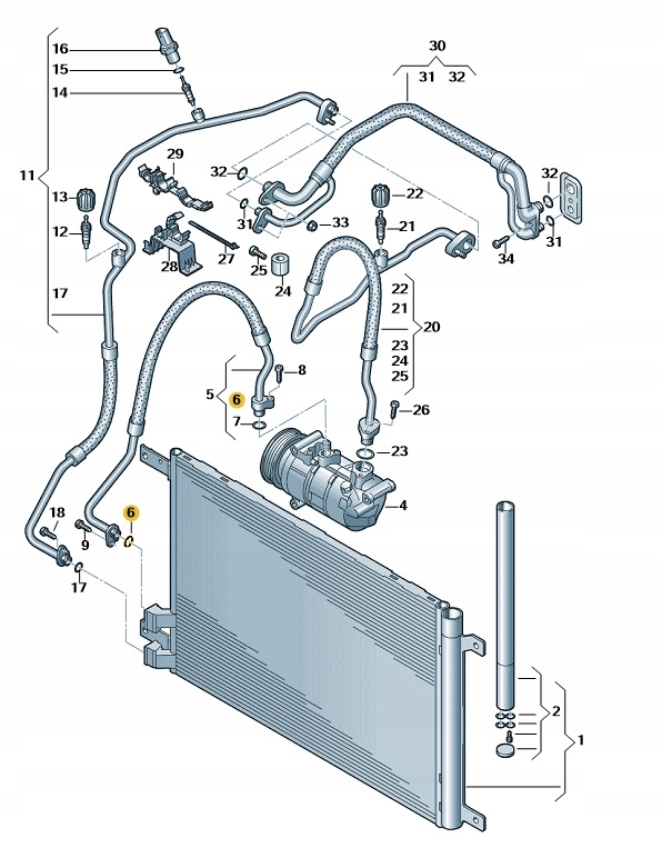 Купить O-RING PRZEWODU KLIMY CUPRA FORMENTOR ORYGINAL OE (12386939814 ...