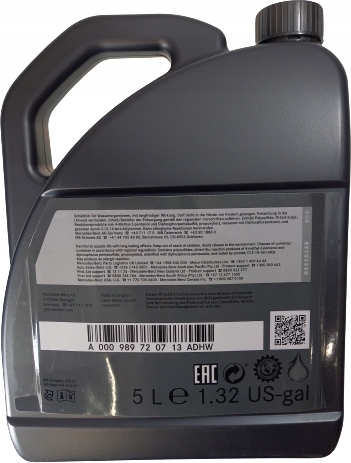 Купить МАСЛО ДЛЯ ЗАДНЕГО МОСТА SPRINTER 907 910 5L MB235.31 ...