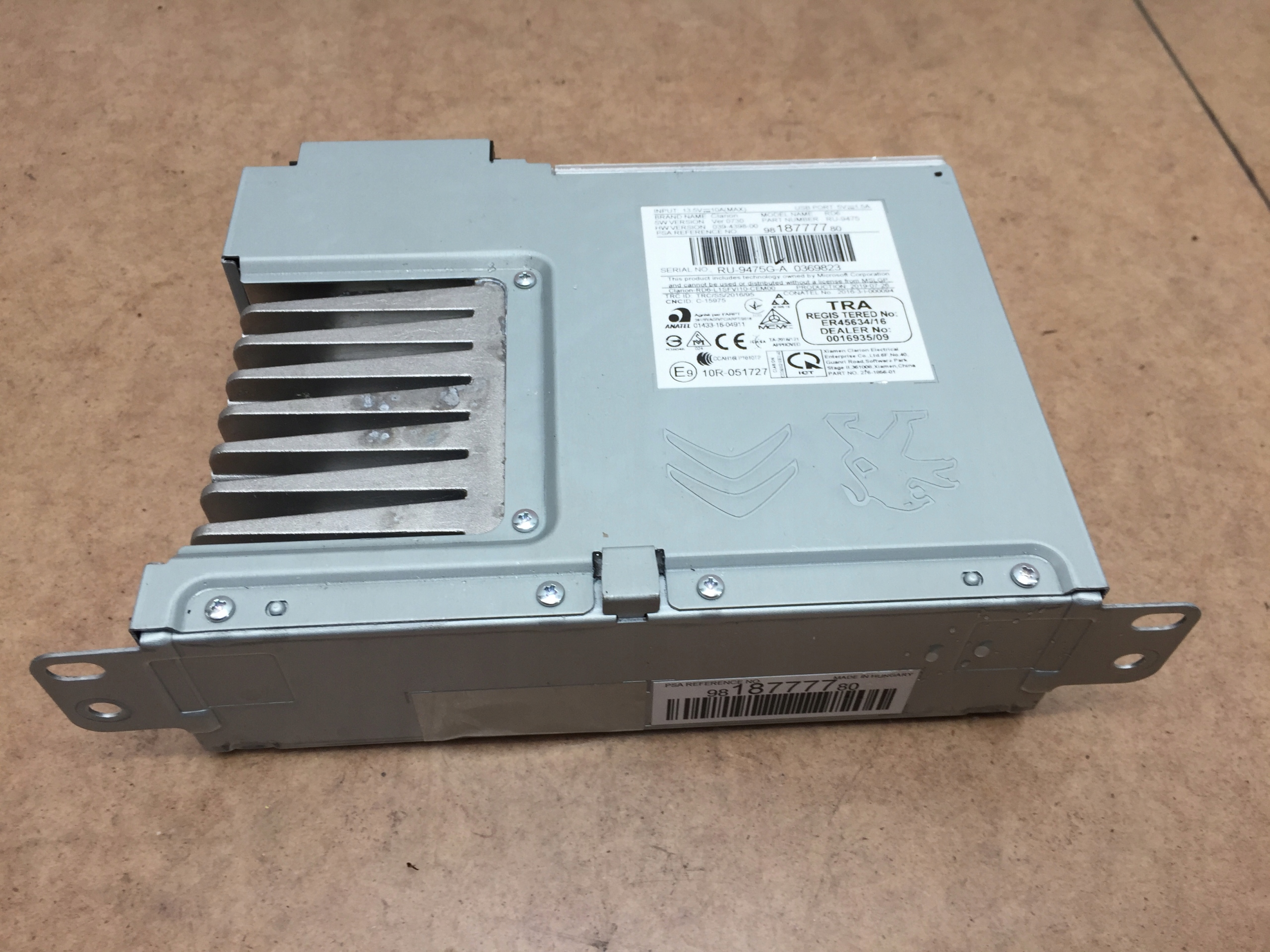 Купить CITROEN C3 III заводское радио 9818777780 (9914521162) с ...